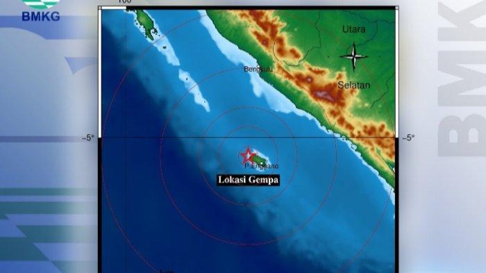 Gempa Terkini, Minggu 31 Juli 2023, Magnitudo 3,9 SR Baru Saja Getarkan Barat Laut Enggano ...