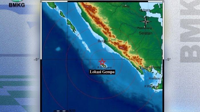 Info Gempa Terkini Jumat 21 Juli 2023, Magnitudo 4,9 SR Guncang Barat Laut Enggano Bengkulu ...