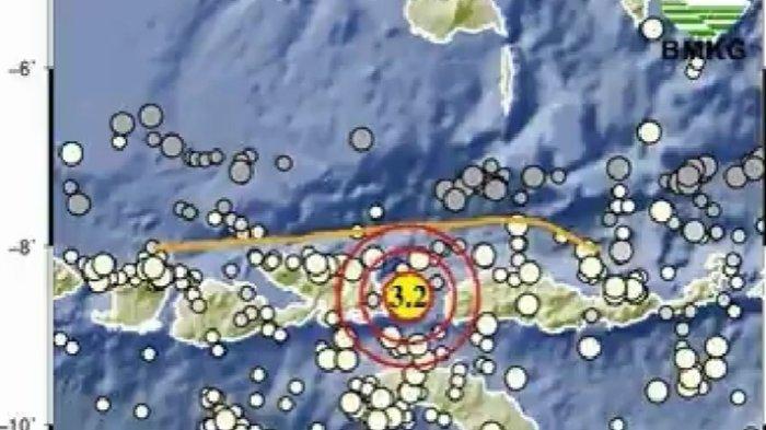 Gempa Terkini, Magnitudo 3,2 SR Senin 7 Agustus 2023, Baru Saja Guncang Wilayah Labuan Bajo NTT ...