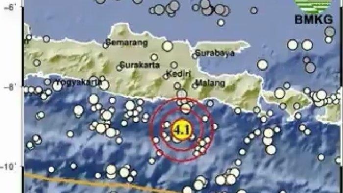 Malang Jawa Timur Baru Saja Digoyang Gempa Terkini Kamis 7 Desember 2023 Malam, Magnitudo 4,1 SR ...