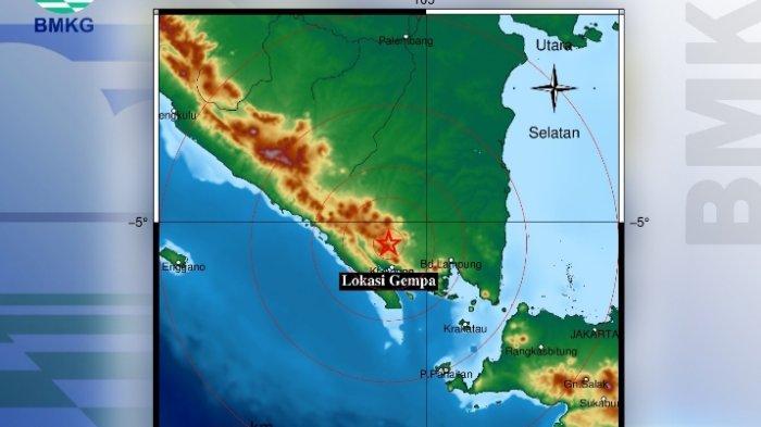 Gempa Terkini Magnitudo 3,6 SR Selasa 29 Agustus 2023 Sore, Baru Saja Guncang Tanggamus Lampung ...