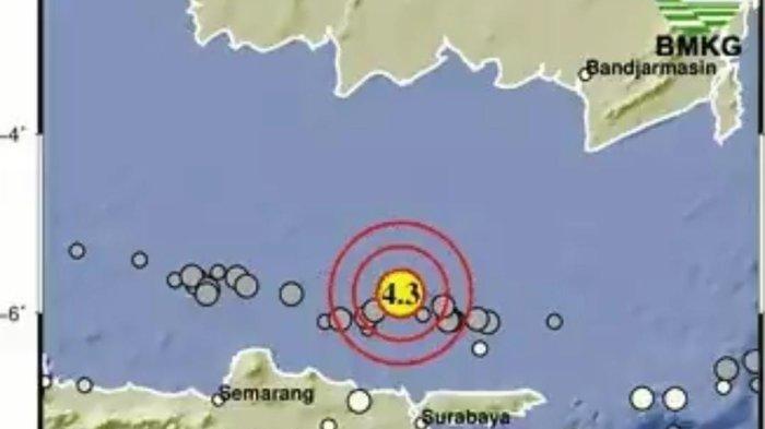 Gempa Bumi Pagi Ini Tuban Jawa Timur Diguncang Magnitudo 4.3, BMKG: Simak Titik Lokasi ...