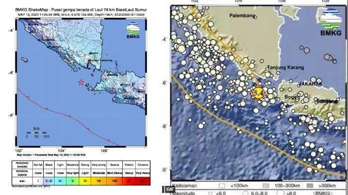 Info BMKG: Gempa Susulan di Wilayah Selat Sunda Banten Sebanyak 40 Kali, Terbesar Magnitudo 5,1 ...