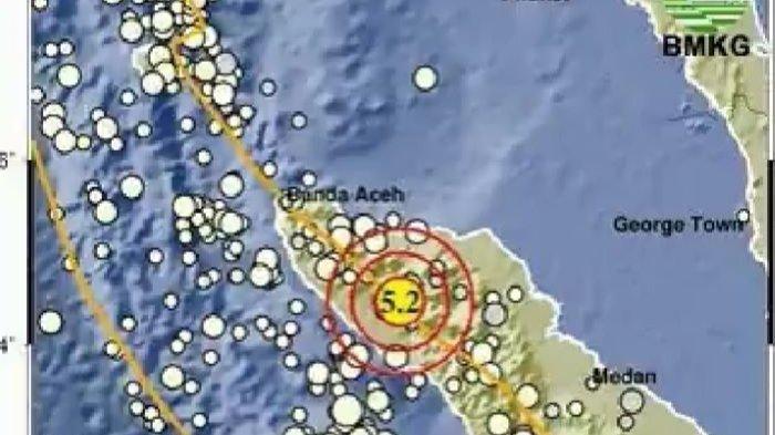 Gempa Terkini Kamis 17 Agustus 2023 Malam, Magnitudo 5,2 SR Baru Saja Guncang Takengon Aceh ...