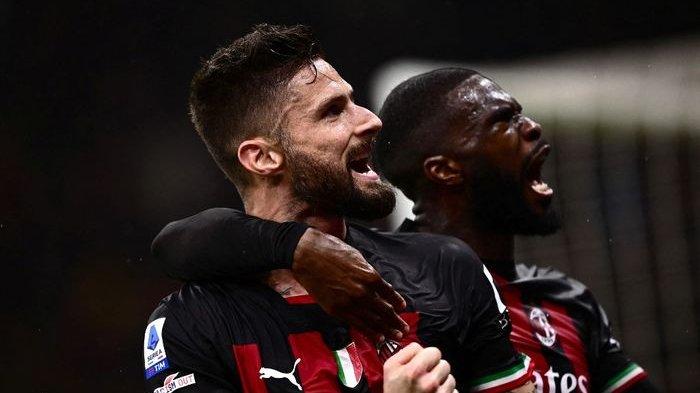 Hasil Napoli vs AC Milan Liga Champions, Gol Osimhen Sia-sia, Giroud Lakukan Penebusan Dosa ...