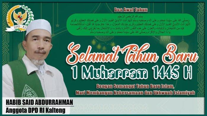 Anggota DPD RI Kalteng Habib Said Abdurrahman Mengucapkan Selamat Tahun ...