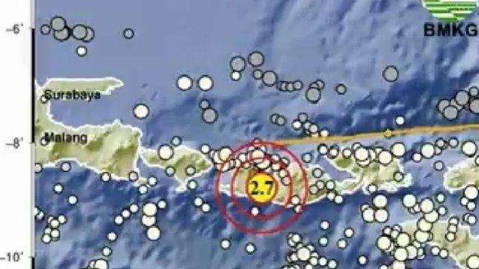 Gempa Terkini Kamis 7 September 2023 Sore, Magnitudo 2,7 SR Guncang Tenggara Lombok Timur NTB ...