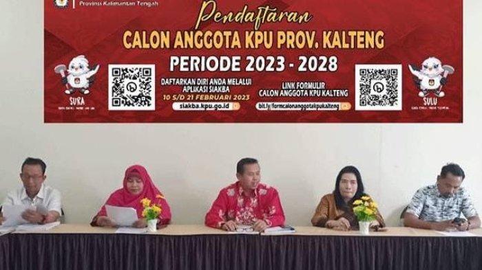 Pendaftaran Calon Anggota KPU Kalteng 2023-2028 Dibuka, Hasil Akhir 5 Orang Ditentukan KPU RI ...