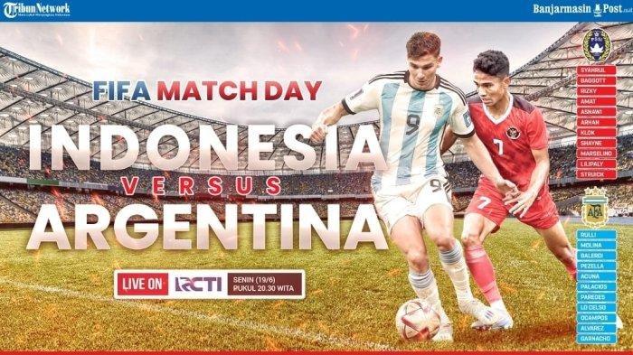 Data, Prediksi dan Live Score Link Hasil Timnas Indonesia vs Argentina FIFA Matchday Segera Main ...