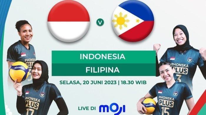 BERLANGSUNG, Live Score Hasil Indonesia vs Filipina Voli Putri AVC Challenge 2023, Streaming ...