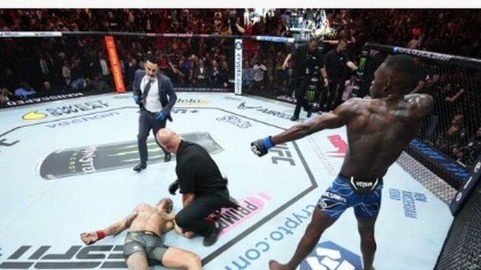 Hasil UFC 287, Israel Mengerikan Hajar Alex Pereira Sampai Pingsan di ...