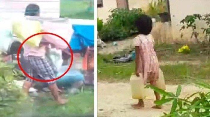 Viral Bocah Perempuan Anak Yatim Kelas 2 SD, Nangis Bawa Jerigen ...