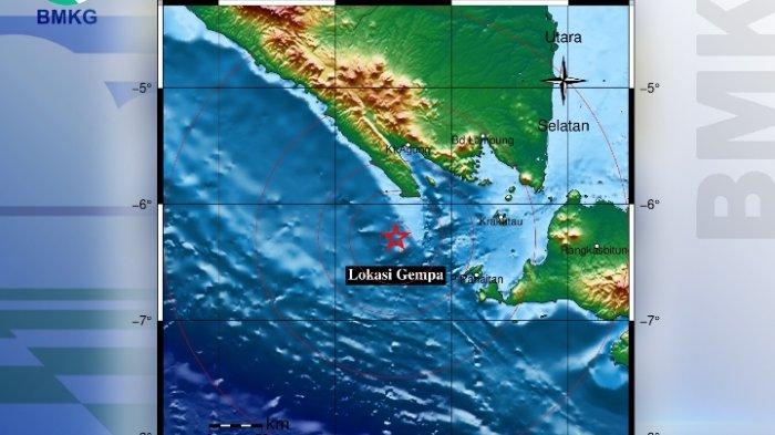 GEMPA Saat ini Tanggamus Lampung Tercatat BMKG Sabtu 27 Maret 2025 Baru Saja, Magnitudo cek ...