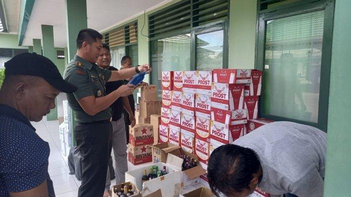Kodim 0907 Tarakan Amankan 70 Kotak Botol Miras Berbagai Merek, Tak ... Kodim 0907 Tarakan Amankan 70 Kotak Botol Miras Berbagai Merek, Tak ...