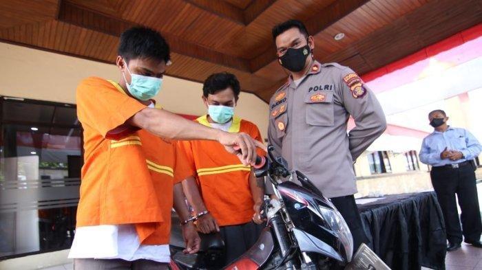 Dua Bandit Kompak Curi Motor di Balikpapan Kaltim,Satu Pelaku Residivis Spesialis Pencurian ...