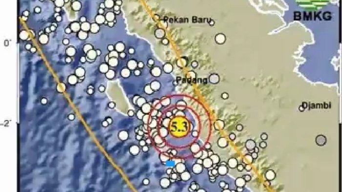 GEMPA Terkini Sore Ini Goyang Pesisir Selatan Sumbar Rabu 20 Maret 2024, Info BMKG Magnitudo 5,3 ...