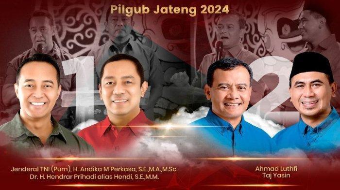 Hasil Real Count Pilgub Jawa Tengah 2024, Suara Sah Andika Perkasa Resmi KPU pilkada2024.kpu.go ...