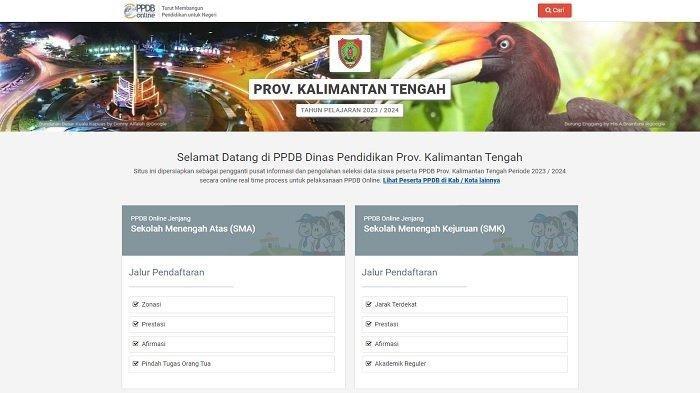 Jadwal, Syarat dan Cara Daftar Online PPDB Kalteng 2023 untuk SMA dan SMK Mulai Senin 26 Juni ...