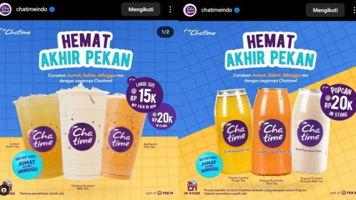 Promo Chatime Hari Ini 5 November 2022, Dapatkan Harga Hemat di Akhir ...