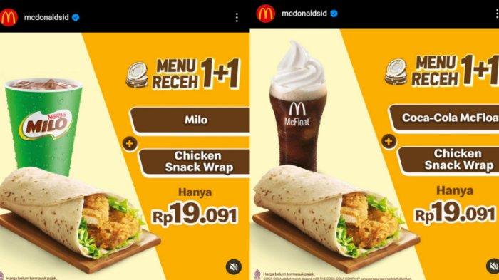 Promo McDonalds Hari Ini 22 Oktober 2022, Ada Empat Menu Receh 1+1 Hanya Bayar Rp 19.091 ...