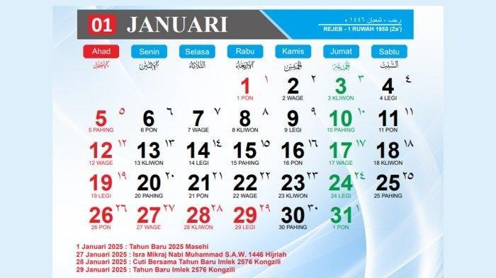 Keutamaan Doa Tahun Baru 2025 Kalender Islam 1 Rajab 1446 H di 1 ...