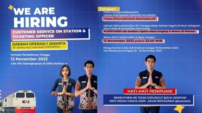Info Loker di KAI Wisata Untuk Customer Service On Station dan ...