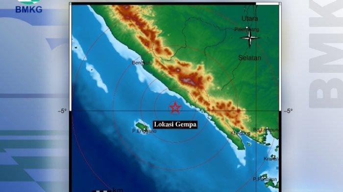 Gempa Terkini Jumat 18 Agustus 2023, Magnitudo 3,3 SR Baru Saja Guncang Barat Daya Kaur Bengkulu ...