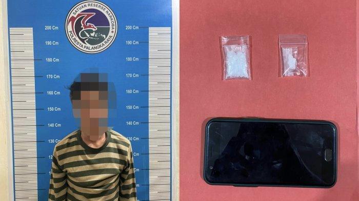 Satresnarkoba Polresta Palangkaraya Tangkap Seorang Pria Hendak Edarkan Sabu Seberat 3,33 Gram ...