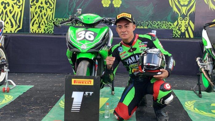 M Faerozi Taklukan Sirkuit Sabaru Palangkaraya, Fokus dan Konsisten ...