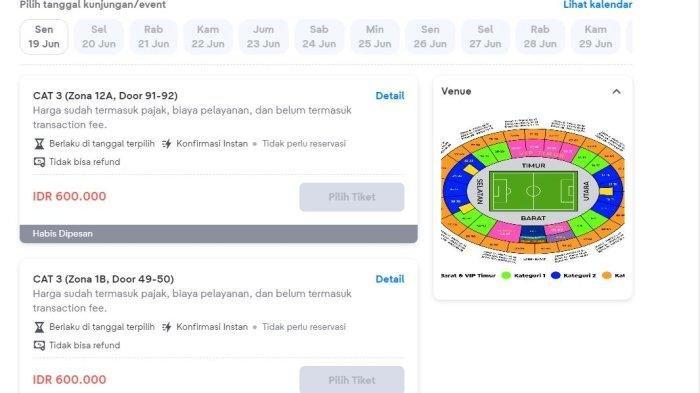 Hanya 5 Menit Tiket VIP Timnas Indonesia vs Argentina Ludes, Besok ...