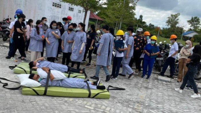Simulasi Tanggap Darurat Bencana Pemadaman Api, 181 Karyawan RS Siloam Palangkaraya Dilibatkan ...