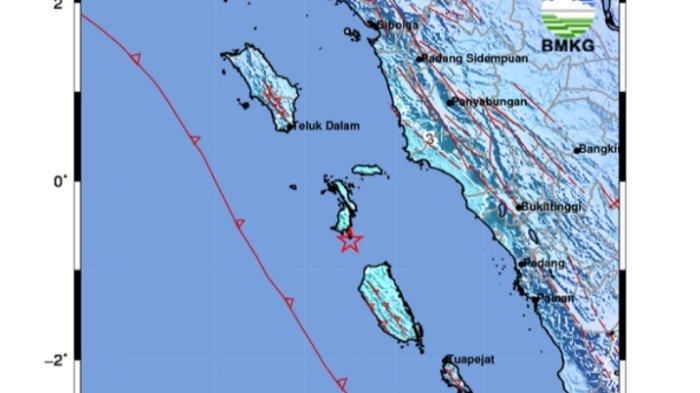 Gempa Nias Selatan Magnitudo 5,6 SR Sore Ini, Berpusat di Laut Getarannya Dirasakan hingga ...