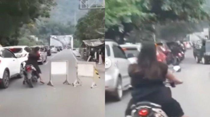 Aksi Emak-emak Berdaster Naik Motor, Kawal Ambulans Bawa Bayi Kritis Videonya Viral di Medsos ...