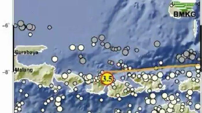 Gempa Terkini Jumat 13 Oktober 2023 Sore, Baru Saja Guncang Pulau Panjang NTB, Magnitudo 3,5 SR ...