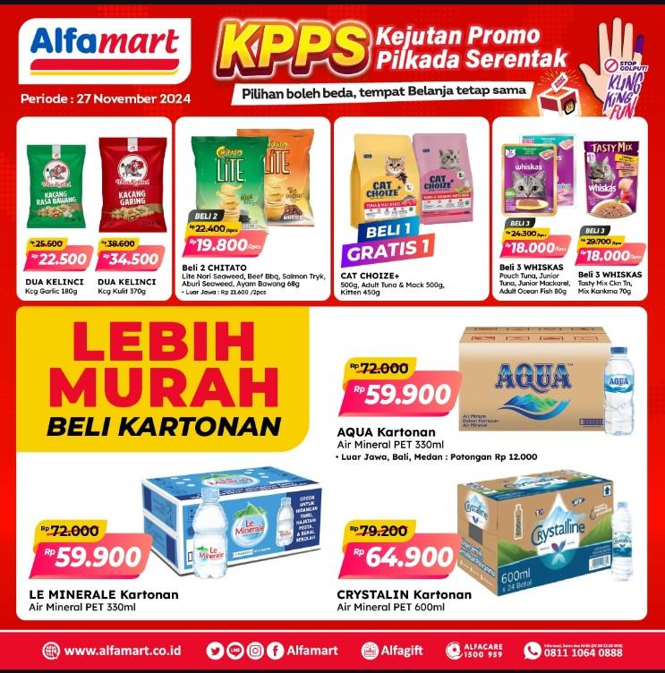 Promo Alfamart Pilkada Serentak, Katalog Promo KPPS Khusus 27 November ...