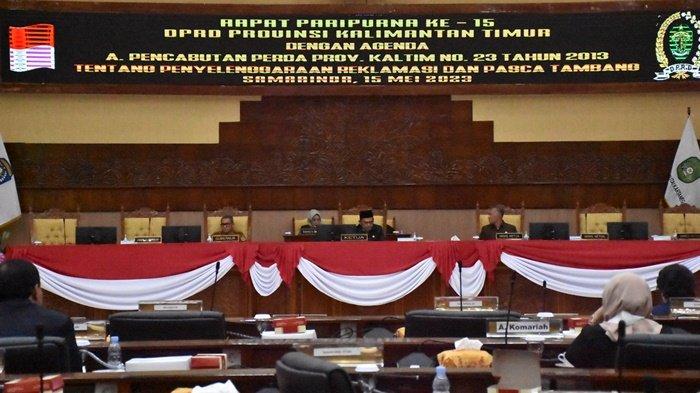 DPRD Kaltim Gelar Rapat Paripurna Ke-15, Raperda Pembentukan dan ... DPRD Kaltim Gelar Rapat Paripurna Ke-15, Raperda Pembentukan dan ...