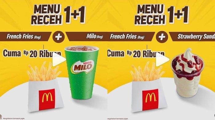 Promo McD Hari ini Kamis 18 Mei 2023, Nyemil Kentang dan Minum Milo Rp ...