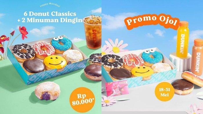 Promo Dunkin Donuts Hari ini Senin 22 Mei 2023, Dapatkan 6 Donat dan 2 ...