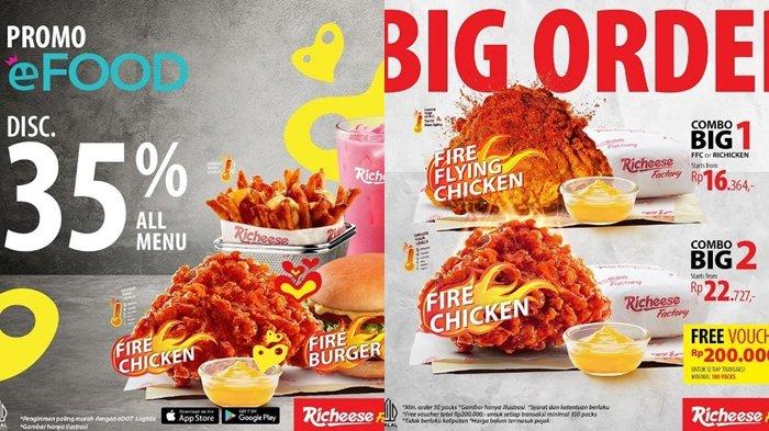 Promo Richeese Factory Hari ini Senin 22 Mei 2023, Pesan Lewat eFood ...