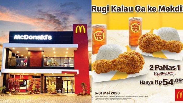 Promo McD Hari ini Selasa 23 Mei 2023, Dapatkan 2 Potong Paha Ayam, 2 ...