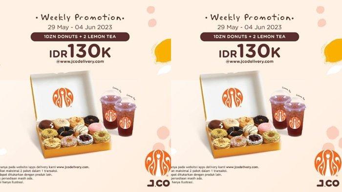 Katalog Promo J.CO Hari ini 29 Mei 2023, Dapatkan 12 Donat dan 2 Lemon ...