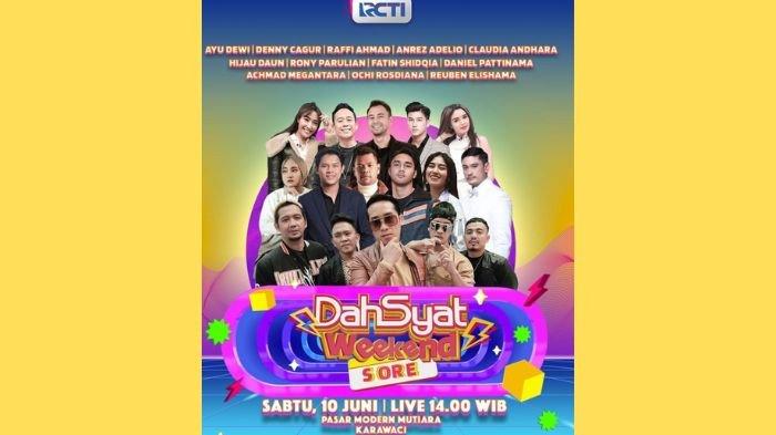 Live Streaming RCTI Dahsyat Weekend Sore Ini, Ada Penampilan Rony Indonesian Idol 2023 ...