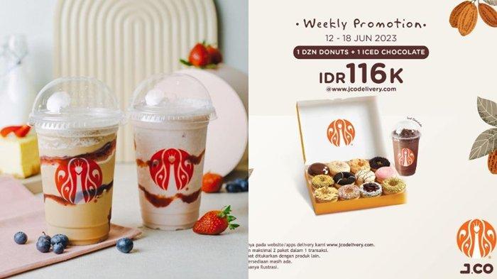 Katalog Promo J.CO Hari ini 16 Juni 2023, Dapatkan 1 Minuman dan 12 ...
