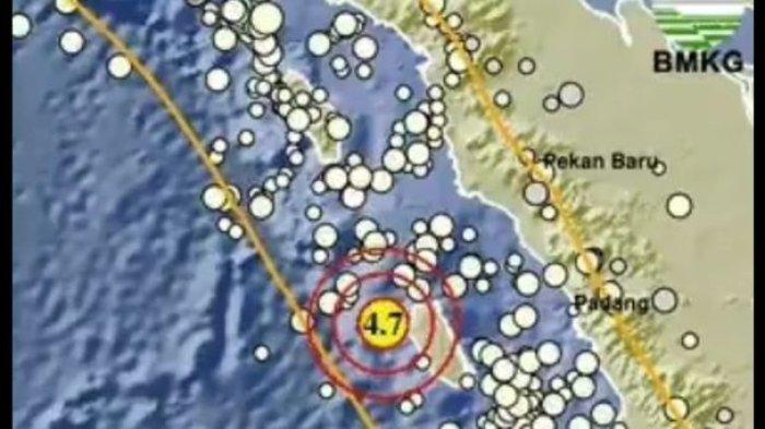 Barusan! Info BMKG Gempa Terkini Padang dan Pasaman Hari Ini, Pusat Gempa 2 Menit yang Lalu ...