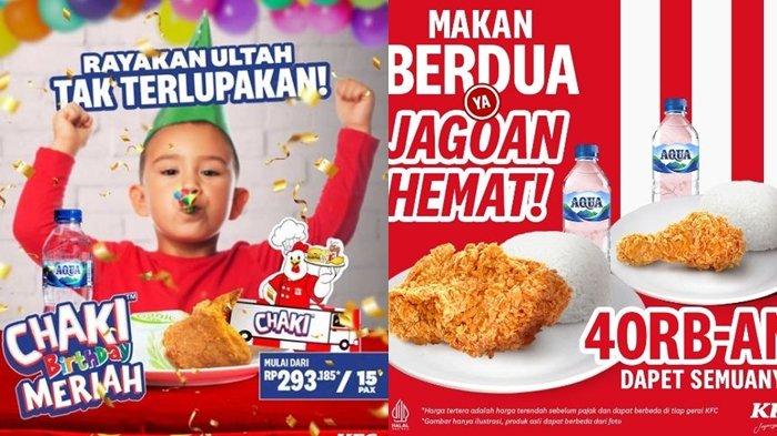 Katalog Promo KFC Hari ini 21 Juni 2023, Pesta Ulang Tahun untuk 15 ...
