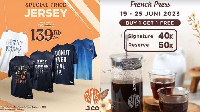 Katalog Promo J.CO Hari ini 24 Juni 2023, Kopi Signature Beli 1 Gratis ...