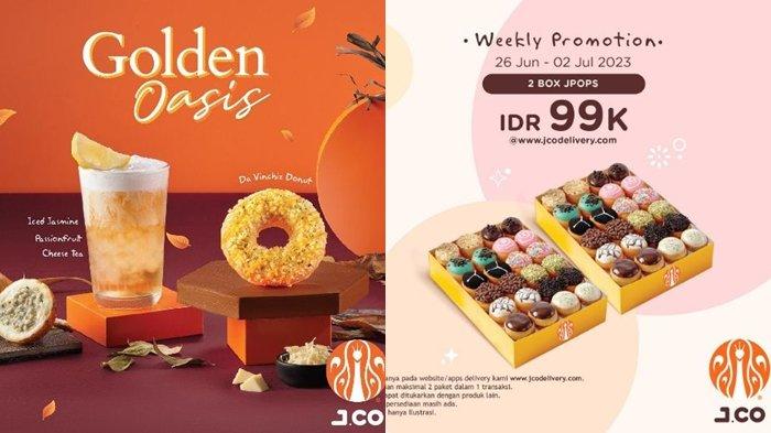 Promo J.CO Hari ini Sabtu 1 Juli 2023, Lewat Aplikasi JCO 2 Box Jpops ...