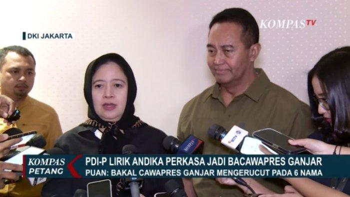 Bursa Cawapres Ganjar Terbaru, Puan: Nama sudah Mengerucut, Kode Andika Perkasa hingga Hasil ...