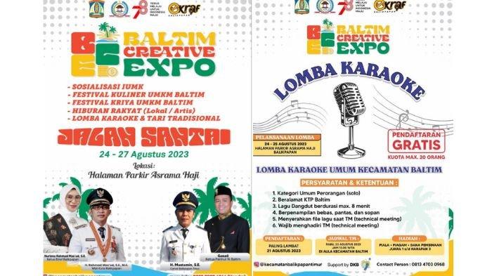Rayakan HUT RI ke-78, Pemerintah Kecamatan Balikpapan Timur Gelar Event Baltim Creative Expo ...