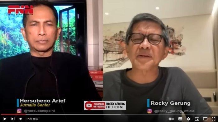 Dituding Hina Jokowi, Rocky Gerung Anggap Biasa di dalam Forum Politik, Singgung Debat Politik ...